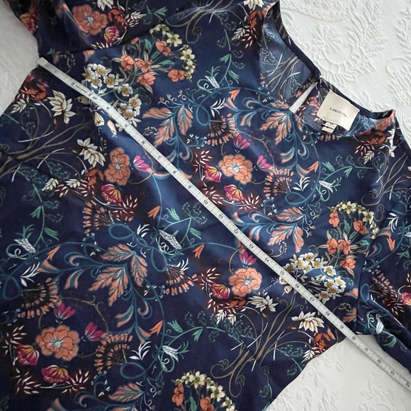 Lulus | Dresses | Nwt Lulus I Madeline Garden Splendor Navy Blue Floral ...
